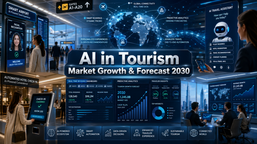 AI in Tourism Industry Growth Forecast to 2030: USD 13.38 Billion Outlook